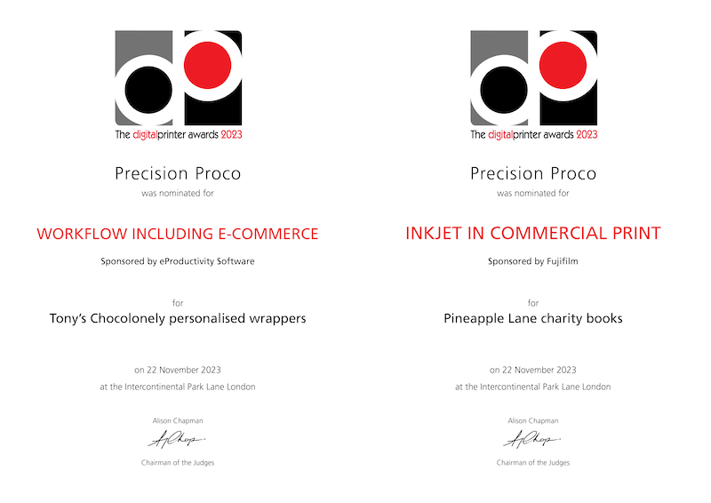 Award winning print | Precision Proco
